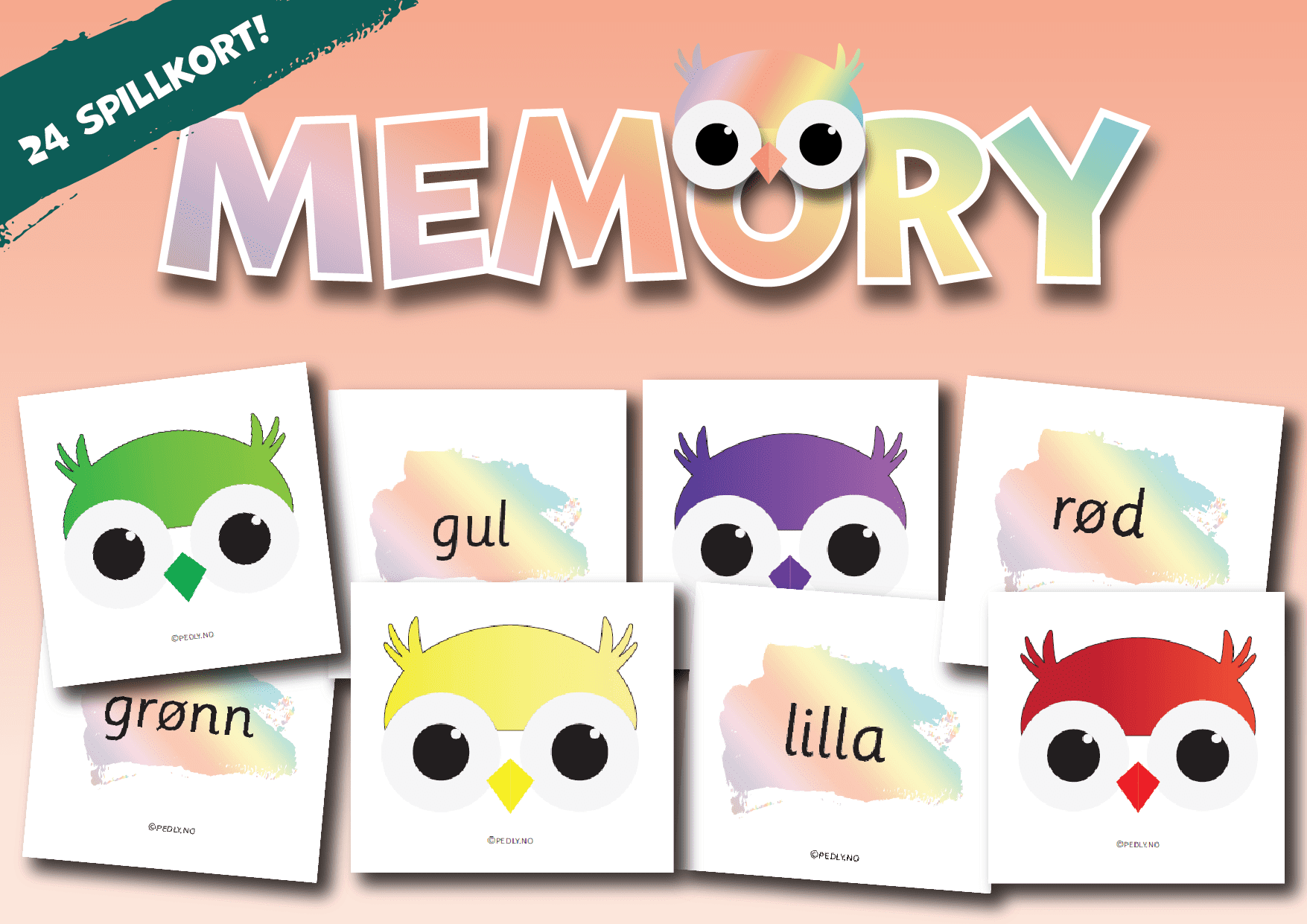 Memory: farger | Undervisningsbyen.no