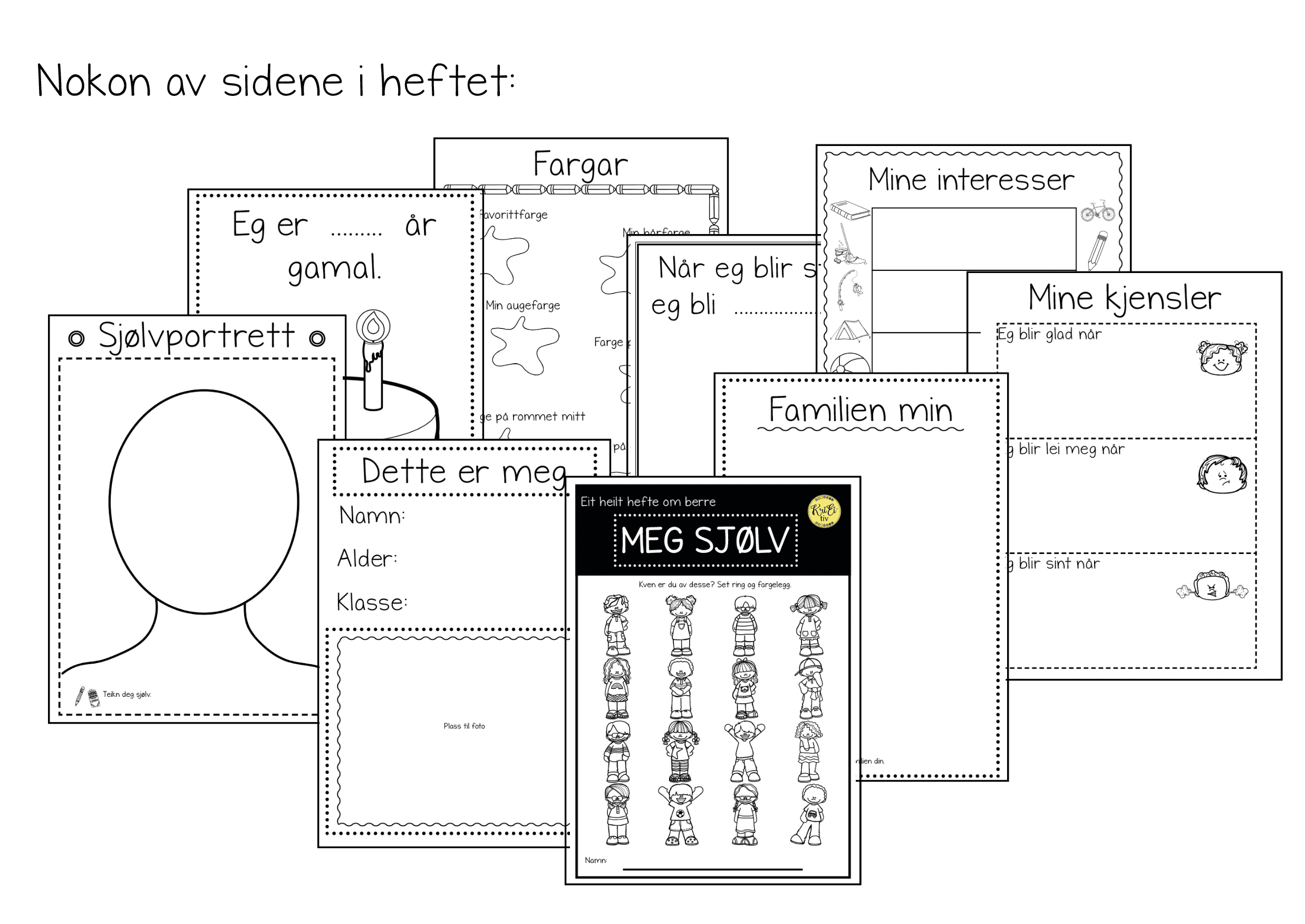 Eit hefte om MEG SJØLV (NN)