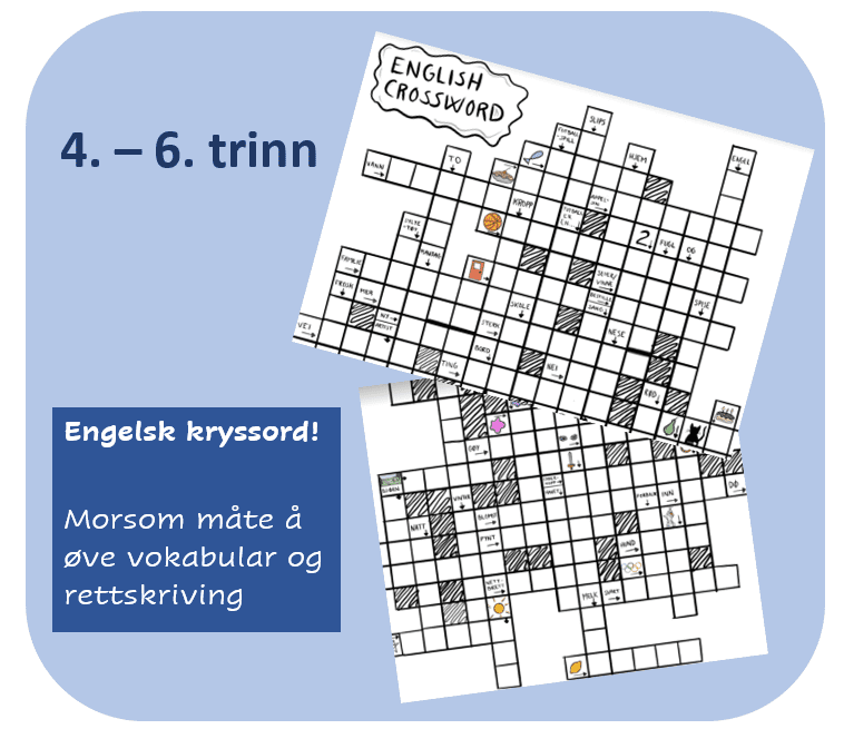 English Crossword Undervisningsbyen no