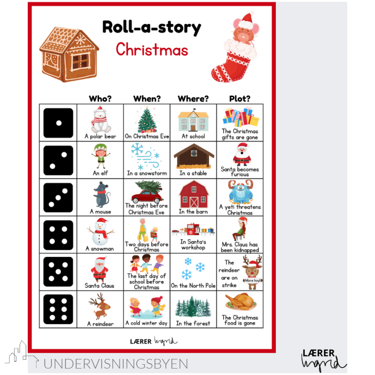 Roll-a-story Christmas | Undervisningsbyen.no