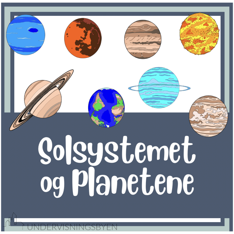Solsystemet og planetene | Undervisningsbyen.no