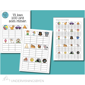 100 rimord | Undervisningsbyen.no