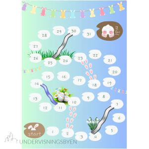 Stigespill påske - 4 ulike design | Undervisningsbyen.no