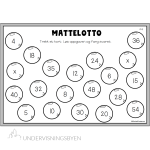 MATTESPILL Gangepop | Undervisningsbyen.no