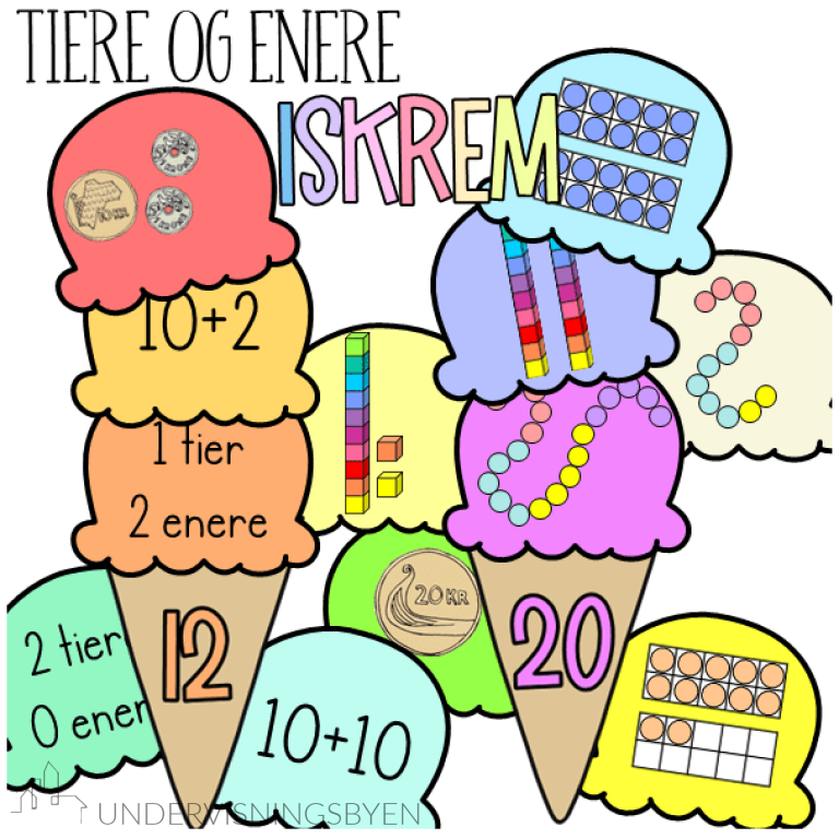 Tiere og enere iskrem | Undervisningsbyen.no