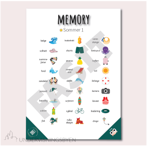 Memory: sommer (1) | Undervisningsbyen.no