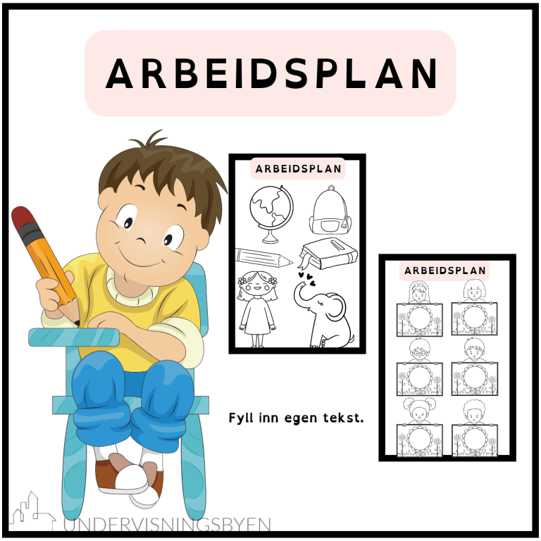 arbeidsplan | Undervisningsbyen.no