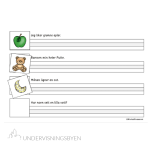 Finskrift - skriveøving med bilder | Undervisningsbyen.no