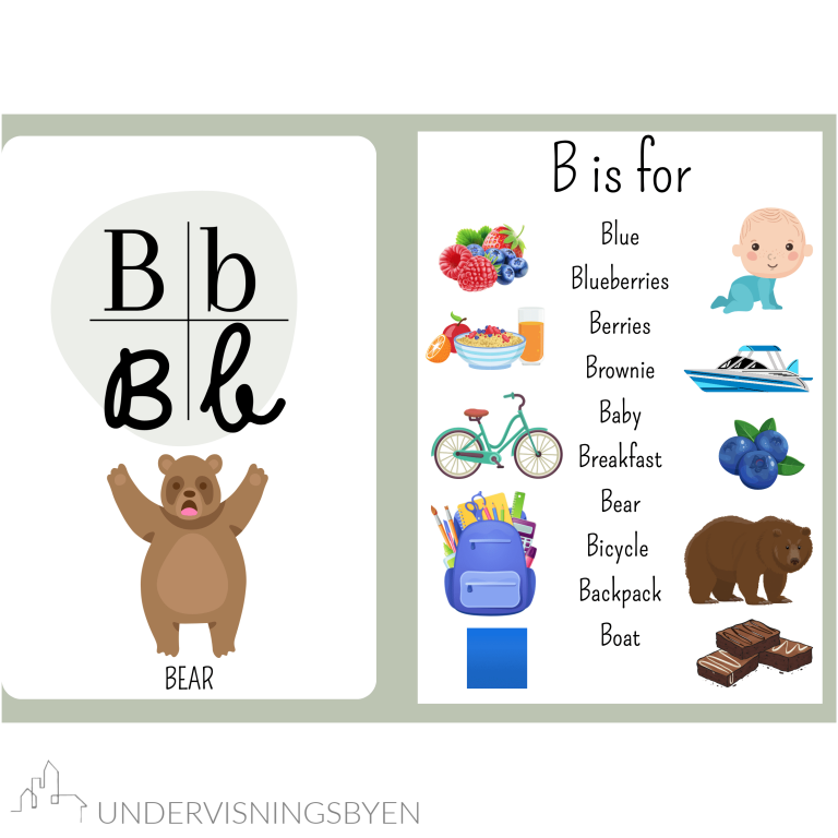 Engelsk hefte med hele alfabetet og ca. 250 ord med tilhørende bilder ...