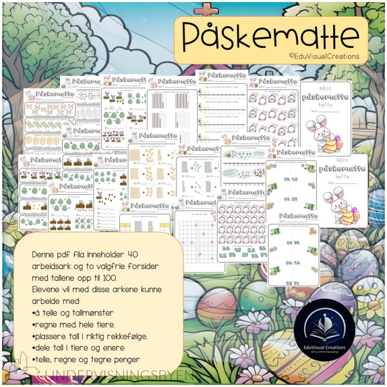 Påske opp til 100 | Undervisningsbyen.no