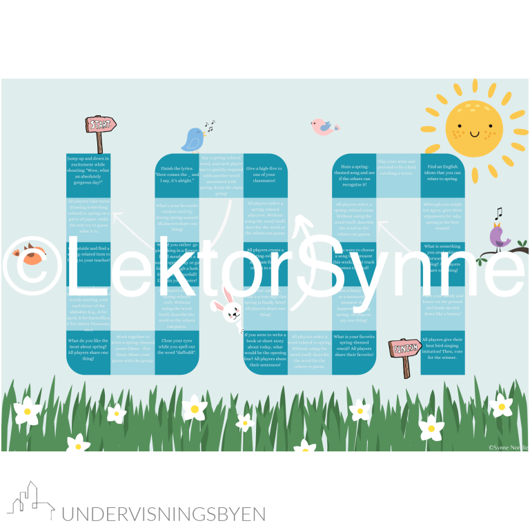 Spring Board Game | Undervisningsbyen.no