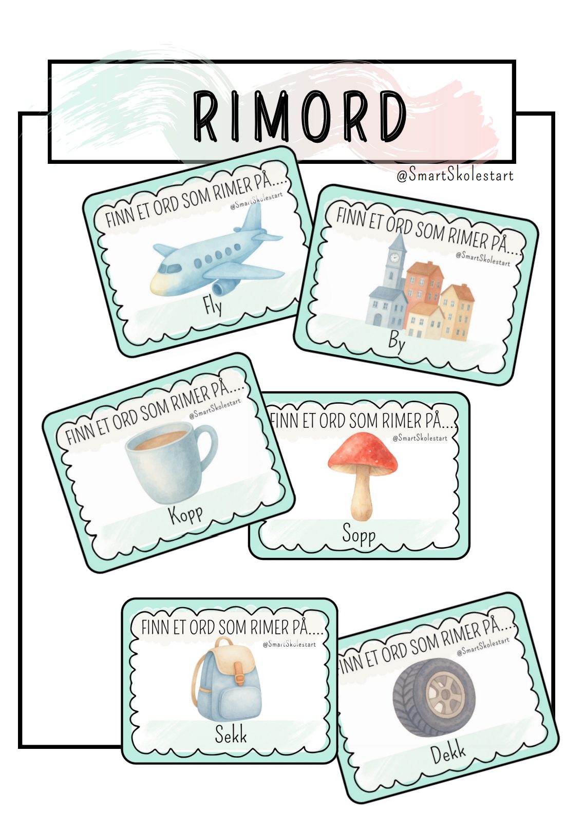 SPRÅKLEK - Rimord | Undervisningsbyen.no