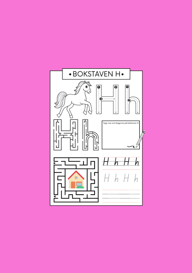 BOKSTAVEN H | Undervisningsbyen.no