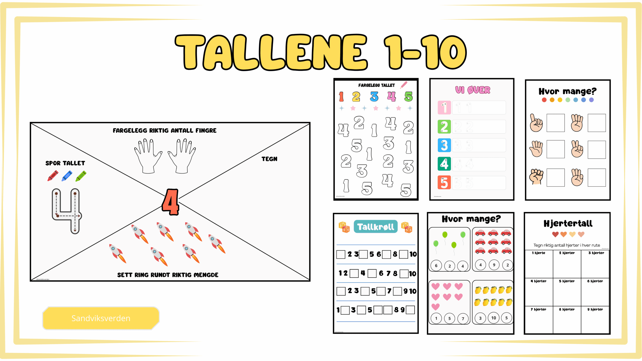 Tallene 1-10
